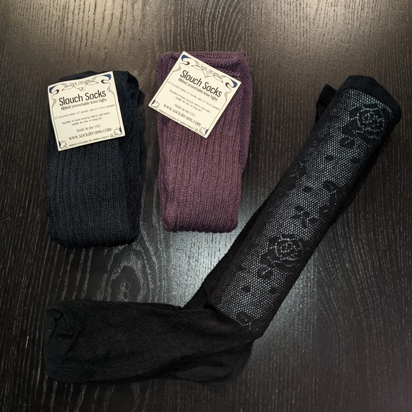 sock dreams | Accessories | New 3 Pairs Slouch Socks And Knee High ...